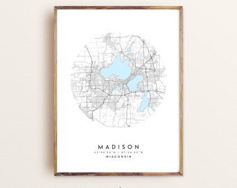 Greenbush Map Madison WI Neighbourhood Art Print - Etsy