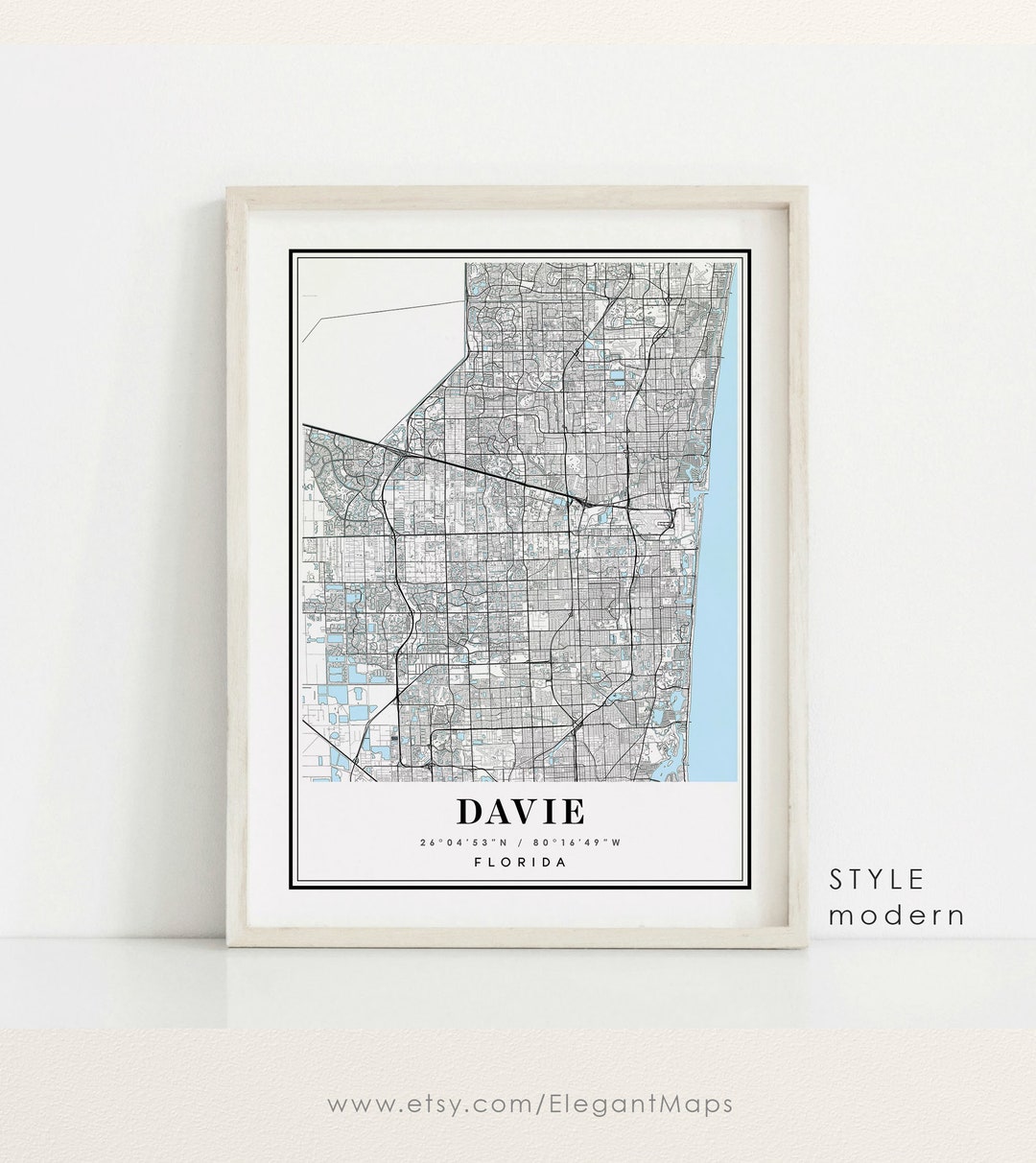 Mapa de Davie, Florida, mapa de Davie, mapa de la ciudad de Davie ...