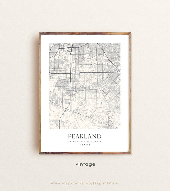 Map Of Pearland Tx Area