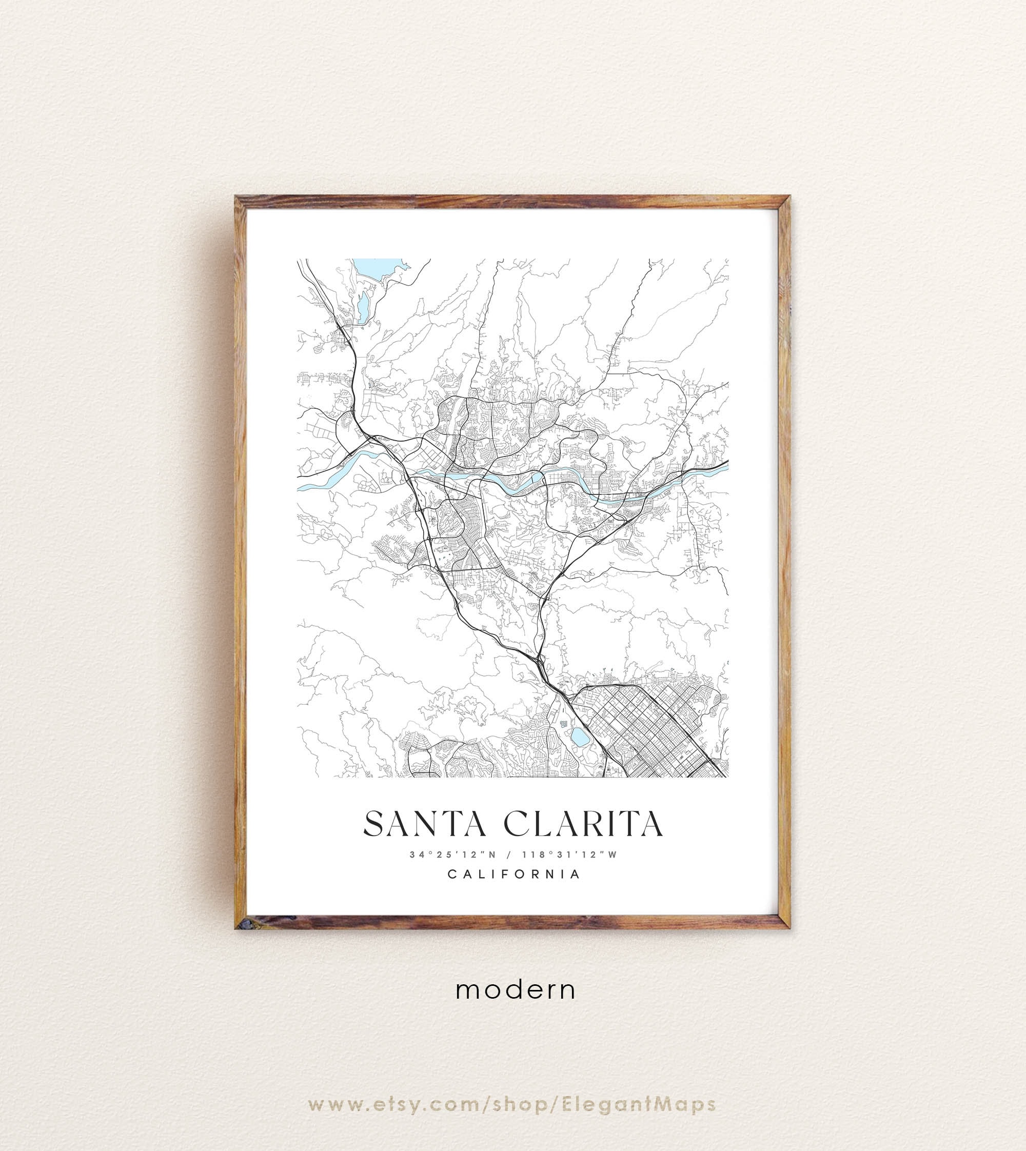San Clarita California Neighborhoods Map