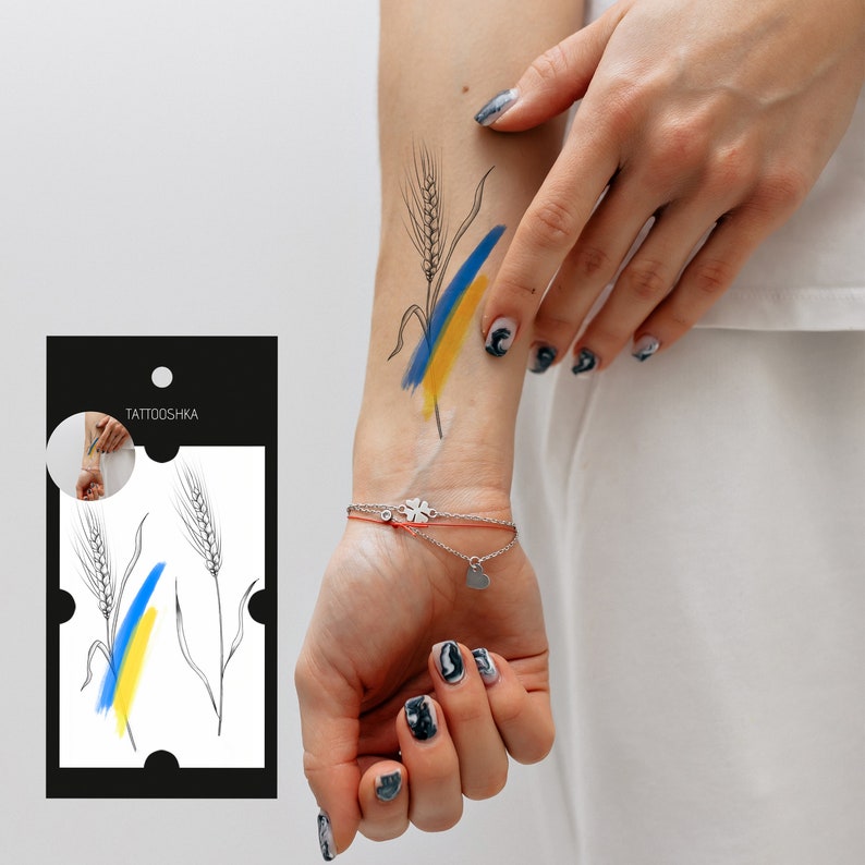 Temporary Tattoo | Temporary Tattoo Wheat | Tattoos for Women ...