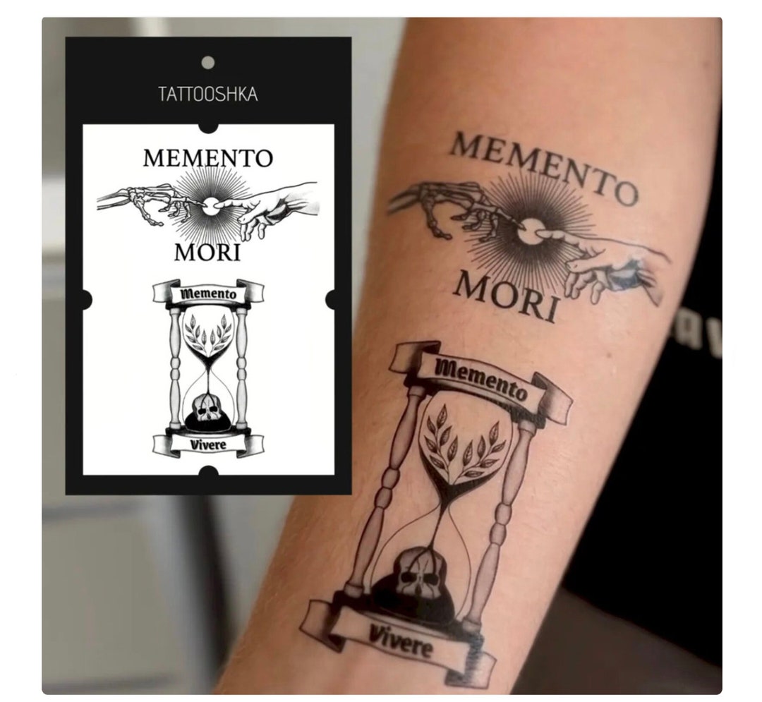 Memento Mori Tattoo Memento Vivere Tattoo Gothic Tattoo Tattoo Art ...
