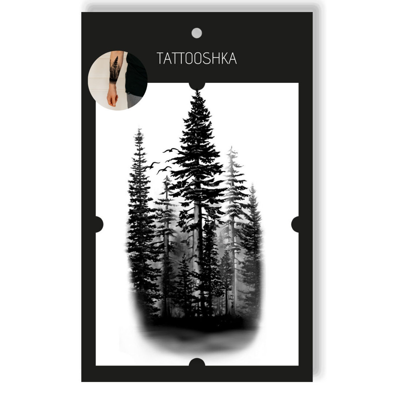 Armband Forest Temporary Tattoo | Tattoo Men | Viking Tattoo | Tattoo ...