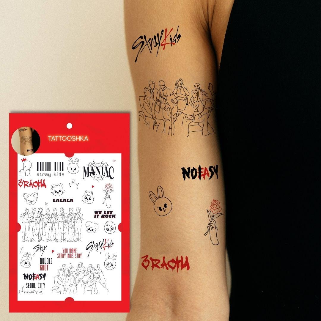 25 STRAY KIDS TATTOOS | K-pop Tattoo | Skzoo | Bang Chan, Lee Know, Hyunjin, Changbin, Han ...