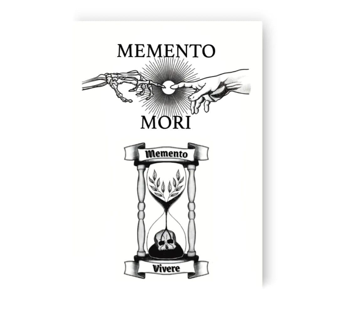 Memento Mori Tattoo Memento Vivere Tattoo Gothic Tattoo - Etsy