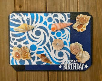 Seashell Card | Etsy