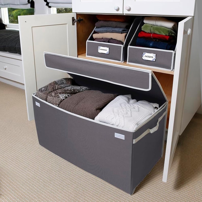 Collapsible Toy Box Toy Organizer, Storage Bin Sturdy, Durable, 600D ...