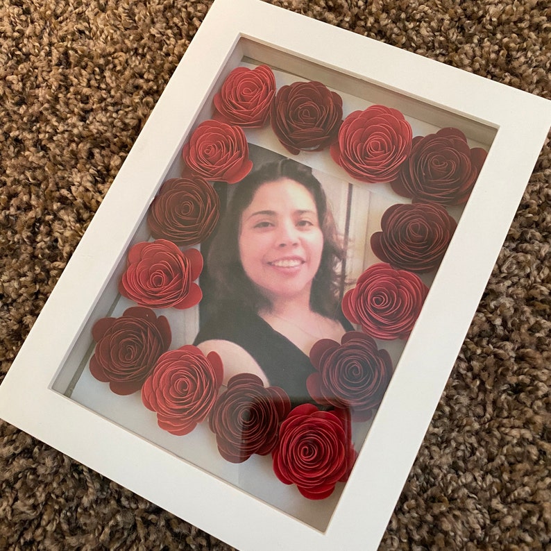 3D Flower Shadow Boxes - Etsy