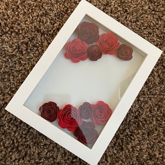 3D Flower Shadow Boxes - Etsy