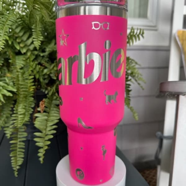 40 Oz Stanley Barbie Tumbler - Etsy
