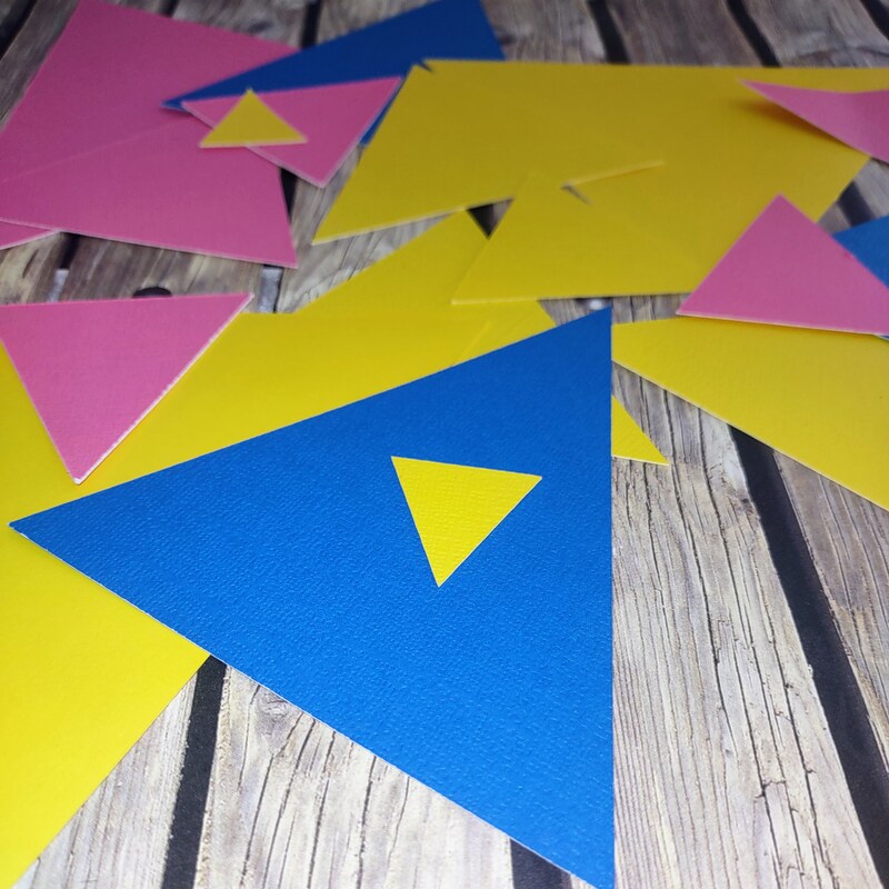 Triangle Die Cut - Etsy