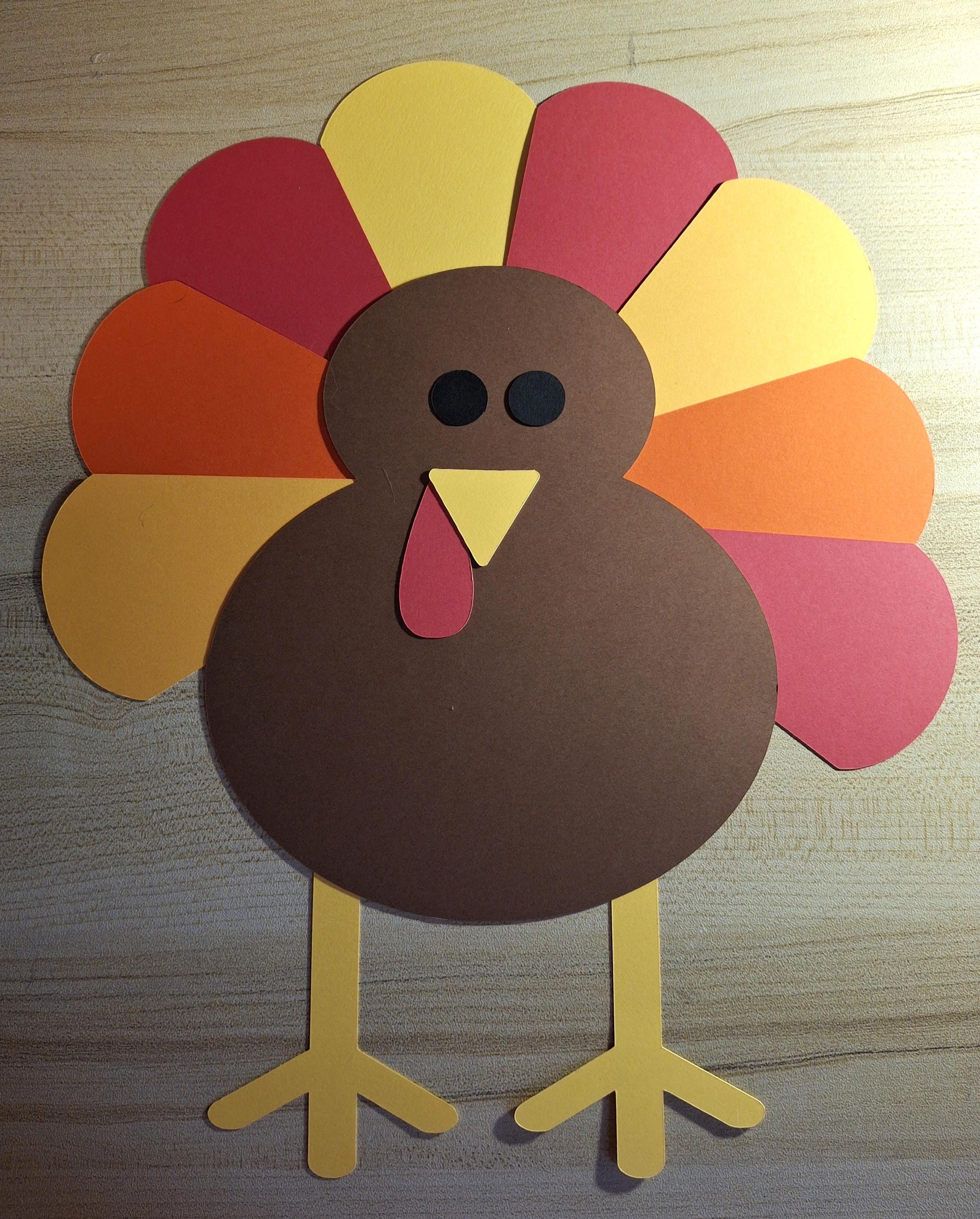 Create Your Own Adorable Cardstock Turkey! – DIY Craft Kit - Etsy