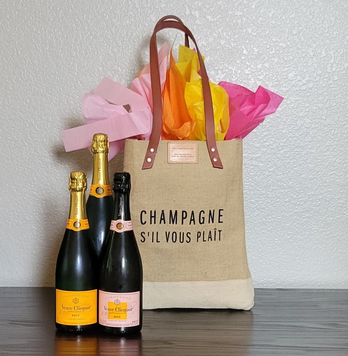 Market Tote Bag, Champagne Tote Bag, Apolis, Champagne S'il Vous Plaît ...