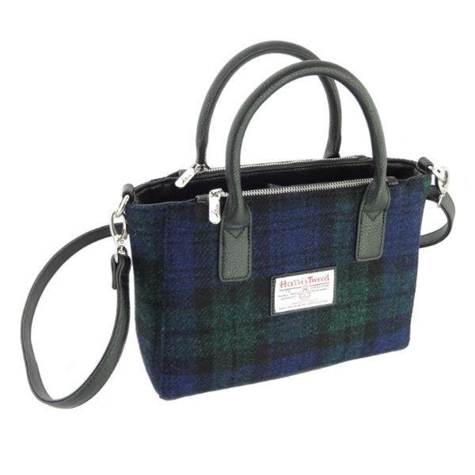 Harris Tweed Small Tote Bag With Shoulder Strap - Etsy