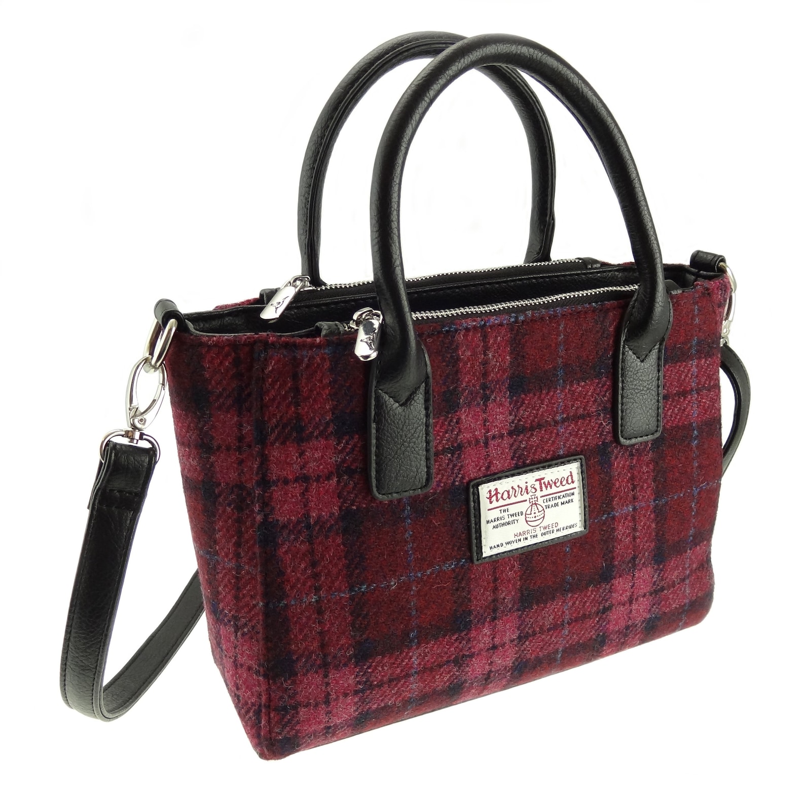 Harris Tweed Small Tote Bag With Shoulder Strap - Etsy