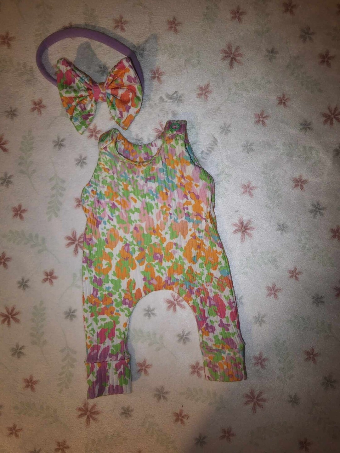 12-13 Pastel Paint Splatter Jumper With Matching Bow or Hat for Reborn ...