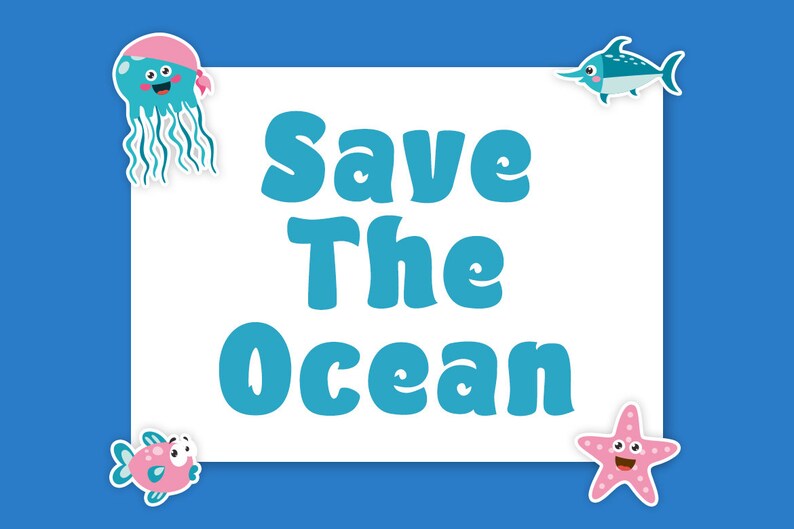 Fat Fish Fonts Cricut Fonts Cartoon Comic Fonts Retro Pop - Etsy