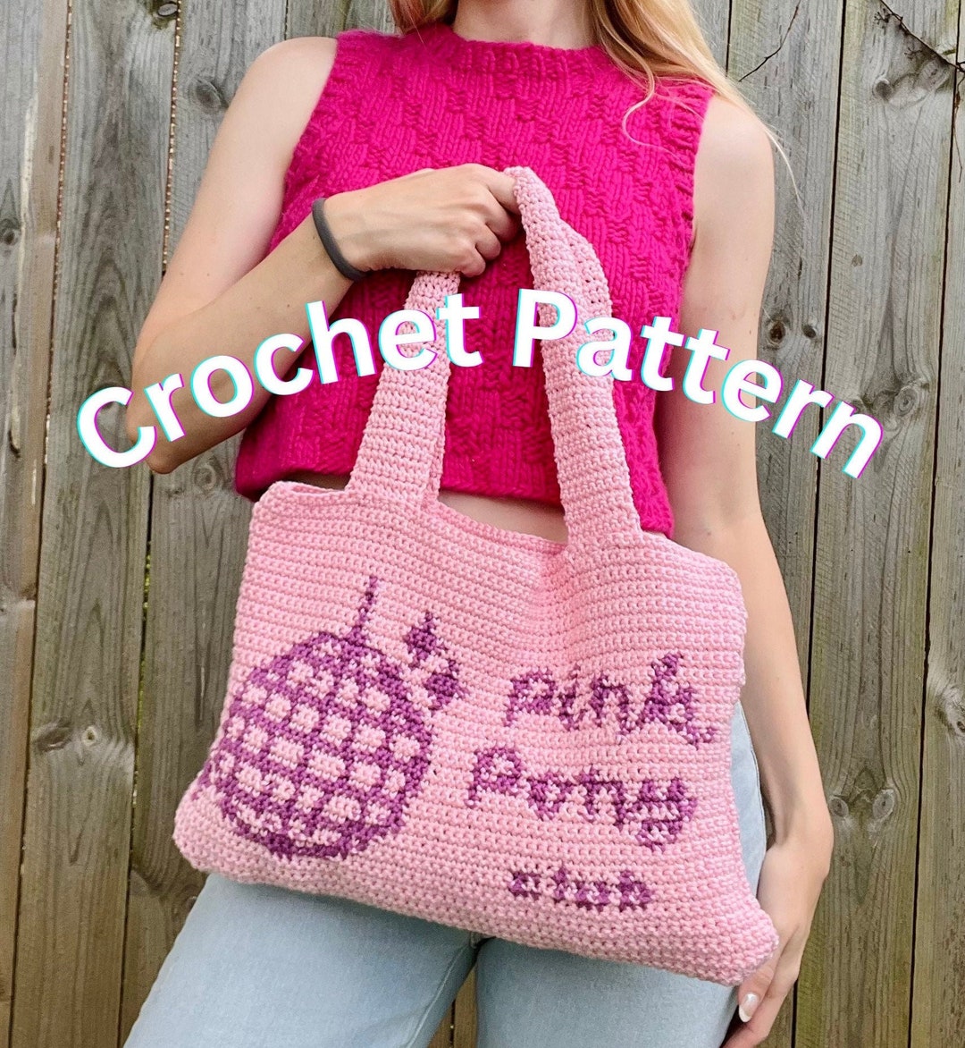 PATTERN - Pink Pony Club Chappell Roan Crochet Bag/tapestry Pattern - Etsy
