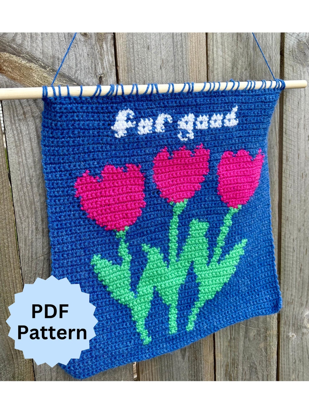 Kindness Collection: "for Good" Crochet Tapestry PDF Pattern - Etsy