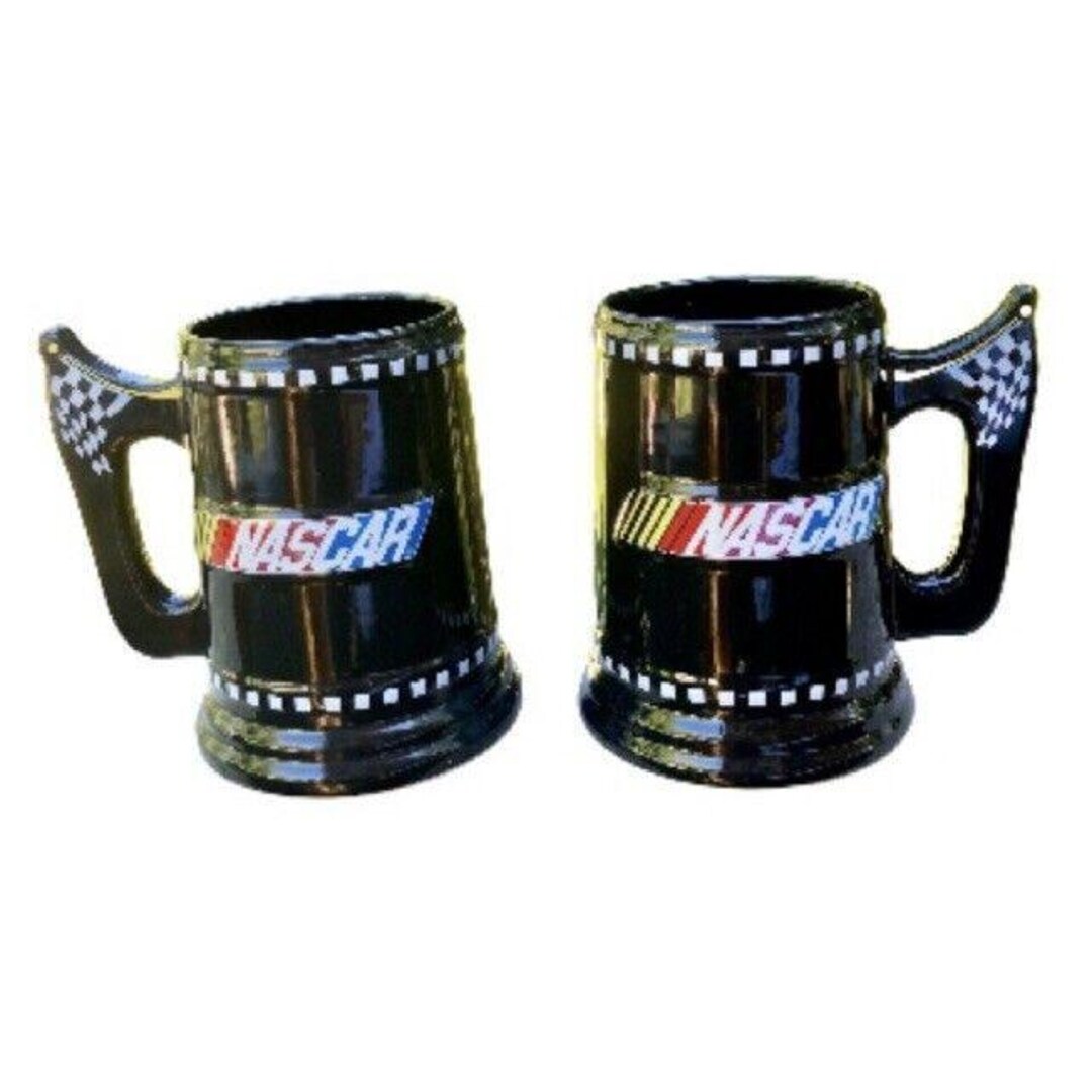 2- Official NASCAR Racing Sherwood Beer Stein Coffee Mugs Giant 36oz - Etsy