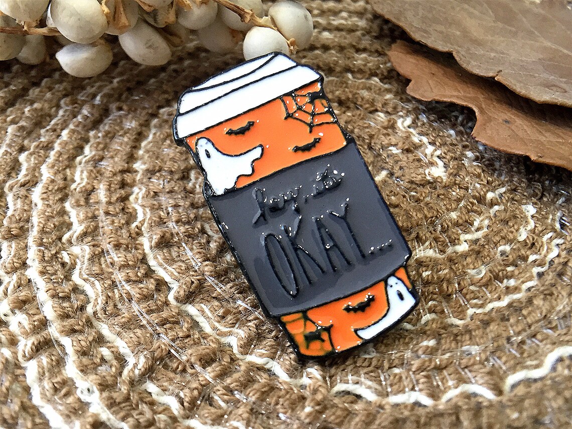 Halloween Ghost Enamel Pin Set Hard Enamel Pins Hat Pins - Etsy