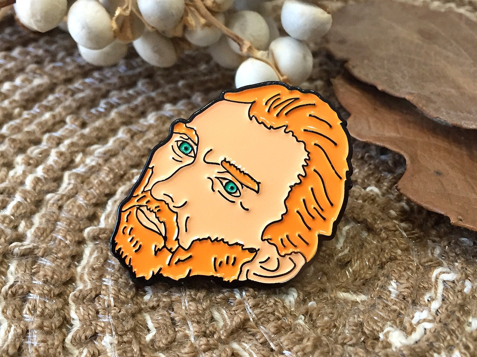 Vincent Van Gogh Enamel Pin Hard Enamel Pins Ear Hat Pins Cute | Etsy