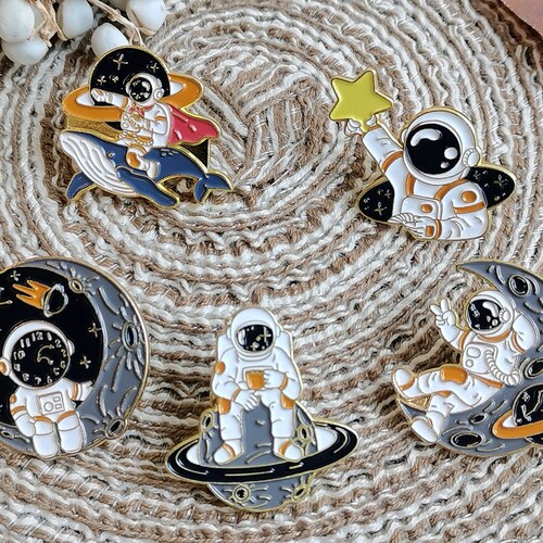 Astronaut Cat Hard Enamel Pin - Etsy