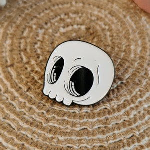 Cute Skull Pin Skeleton Enamel Pins Hard Enamel Pins Hat Pins - Etsy