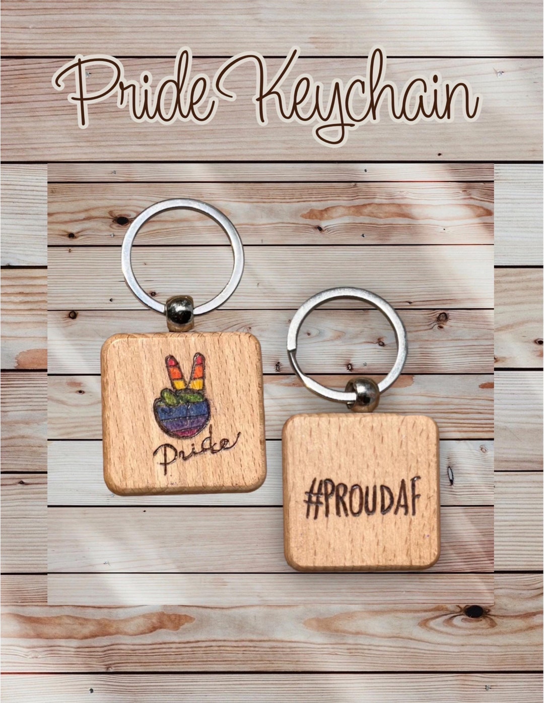 LGBTQ Pride Flag Keychain, LGBTQ Gifts, Coming Out Gift, Queer Key Chain, Ally Pride, Gay Pride ...