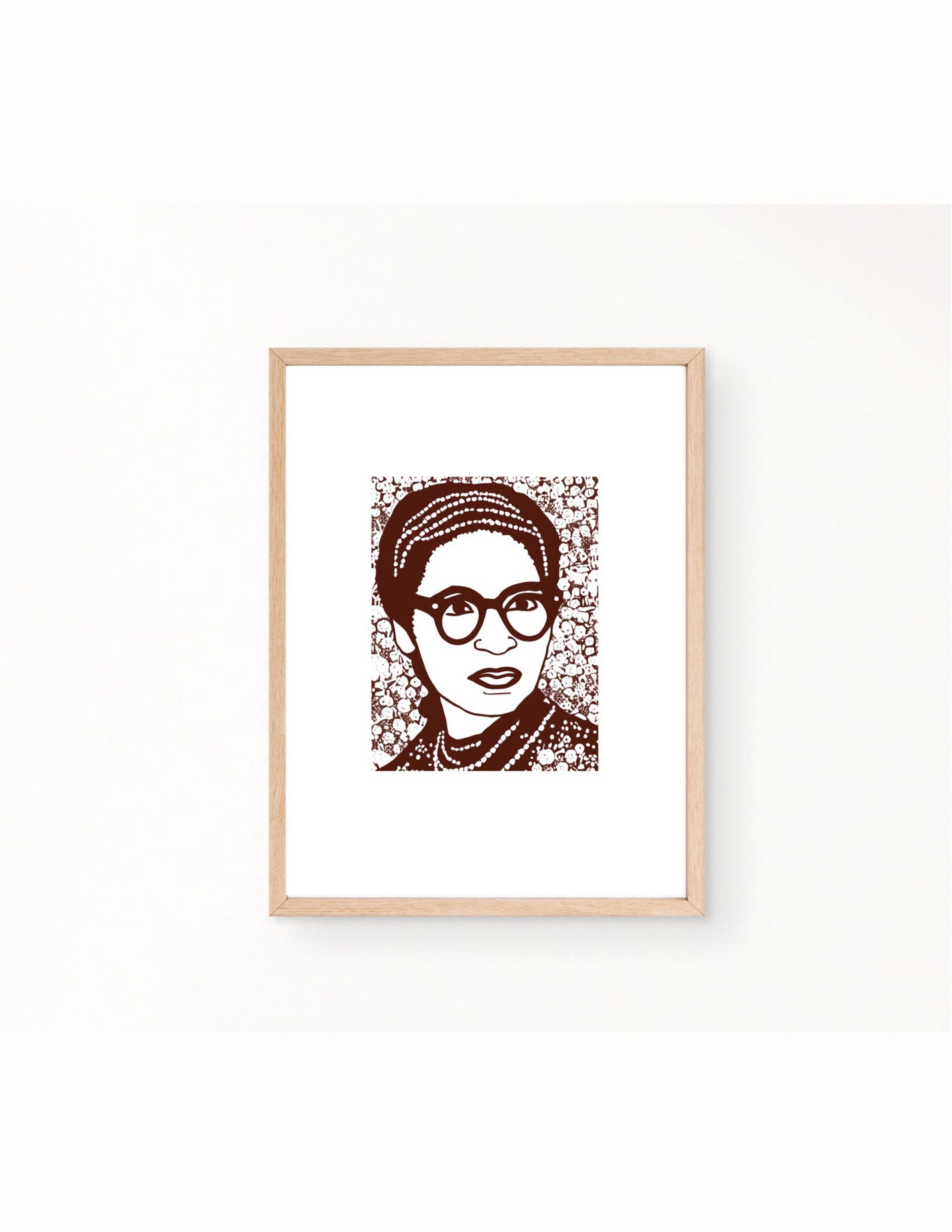 Black History Wall Art Rosa Parks Poster I am Black History Juneteenth ...