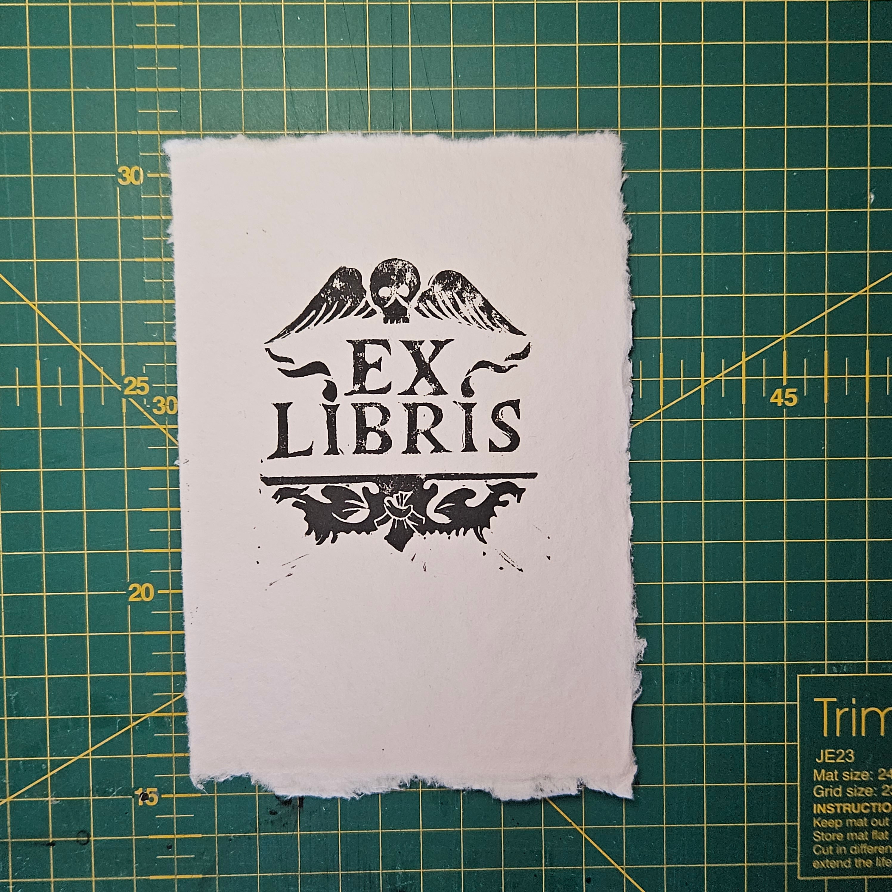 EX LIBRIS | A6 | Original Lino Print | Edition of 10 - Etsy