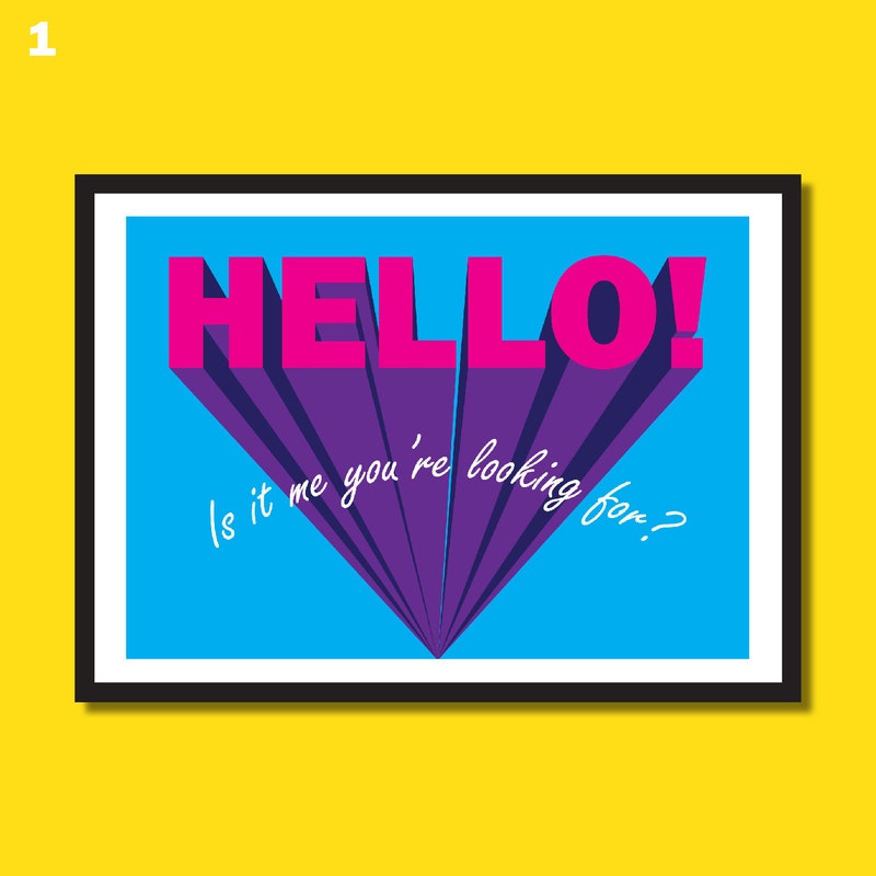 Hello is It Me - Etsy