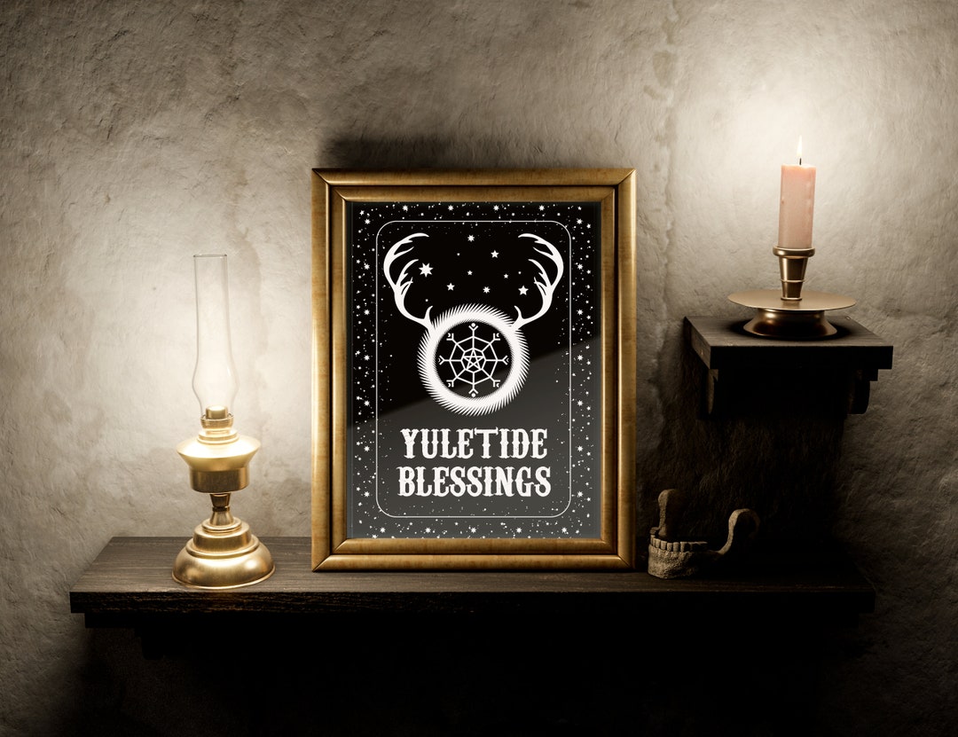 Yuletide Blessings | Tarot | Art Print | A4 | A3 - Etsy