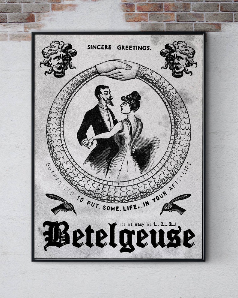 BEETLEJUICE! | Alternative Movie Poster | Art Print | A3 | A4 | A5 - Etsy