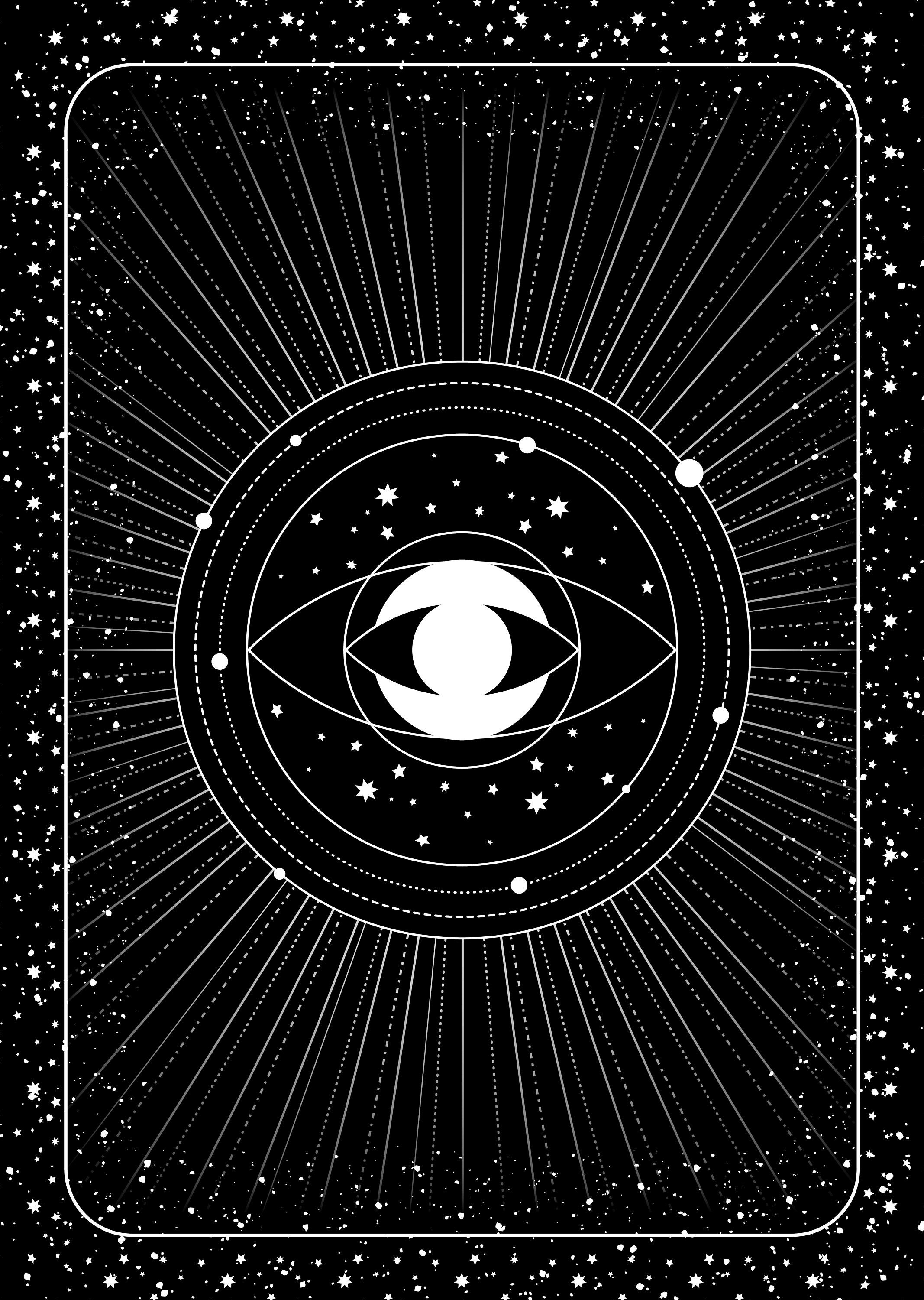 The All Seeing Eye Tarot Art Print A4 A3 - Etsy