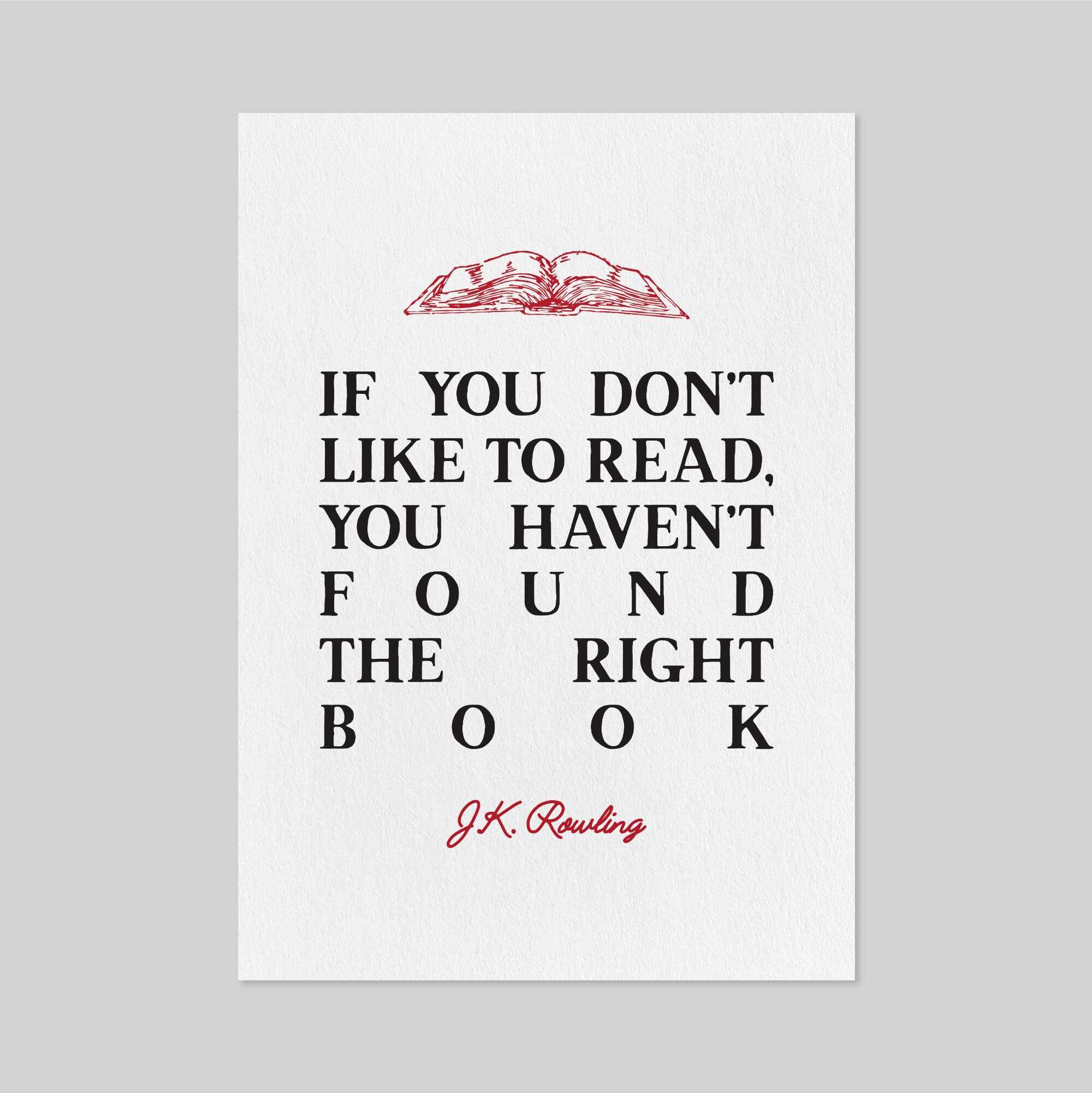 J K Rowling Quote | A4 | A5 | Art Print | Bookish Gifts - Etsy
