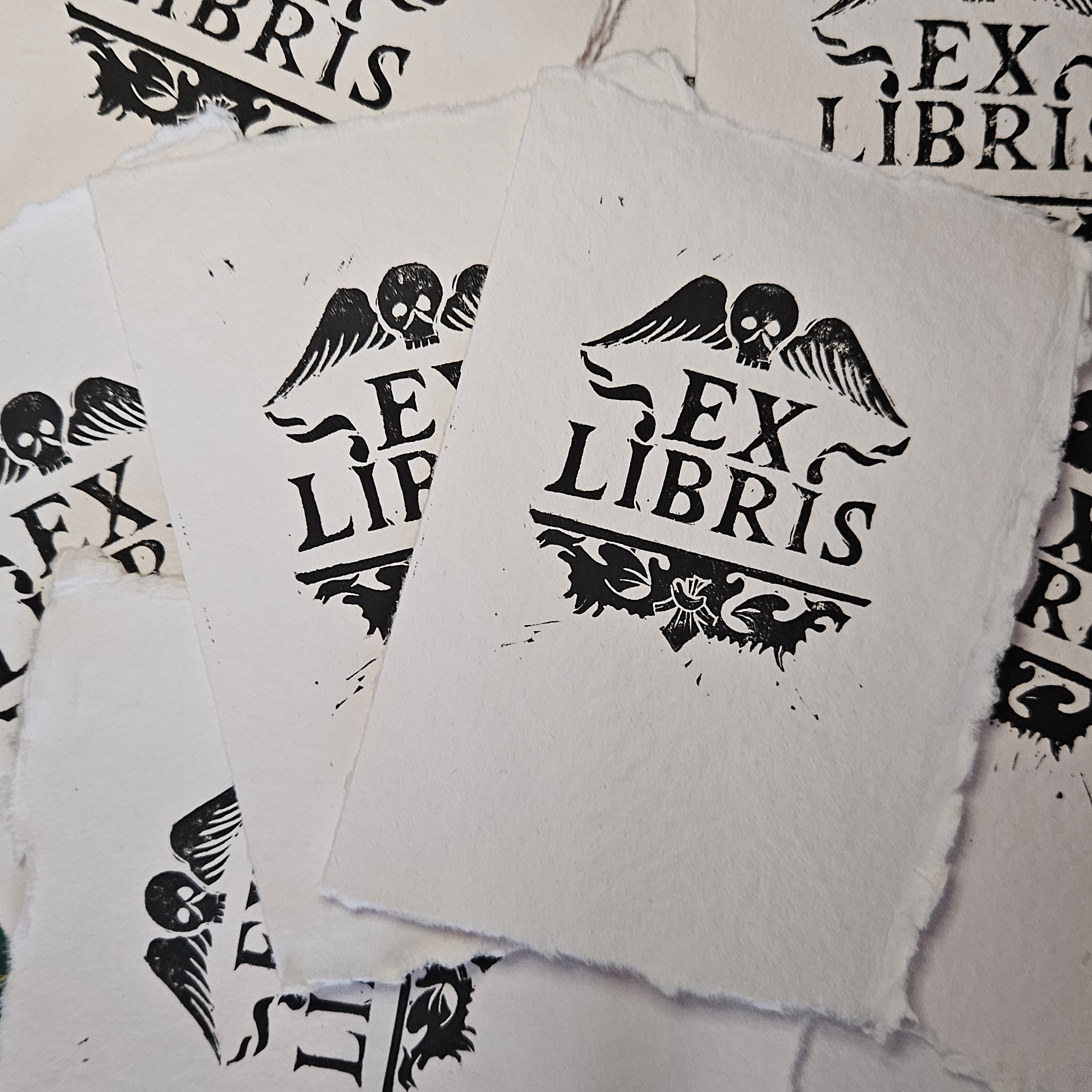 EX LIBRIS | A6 | Original Lino Print | Edition of 10 - Etsy