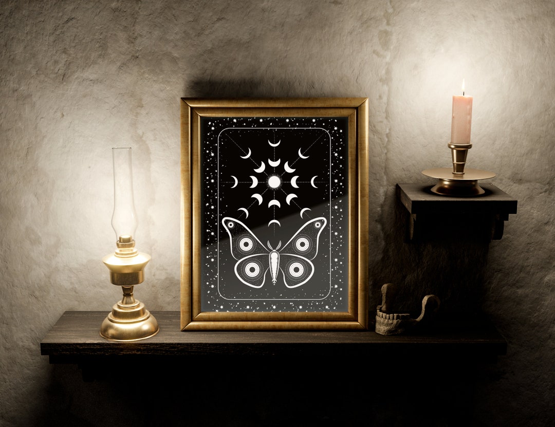 The Moth Tarot Art Print A4 A3 - Etsy