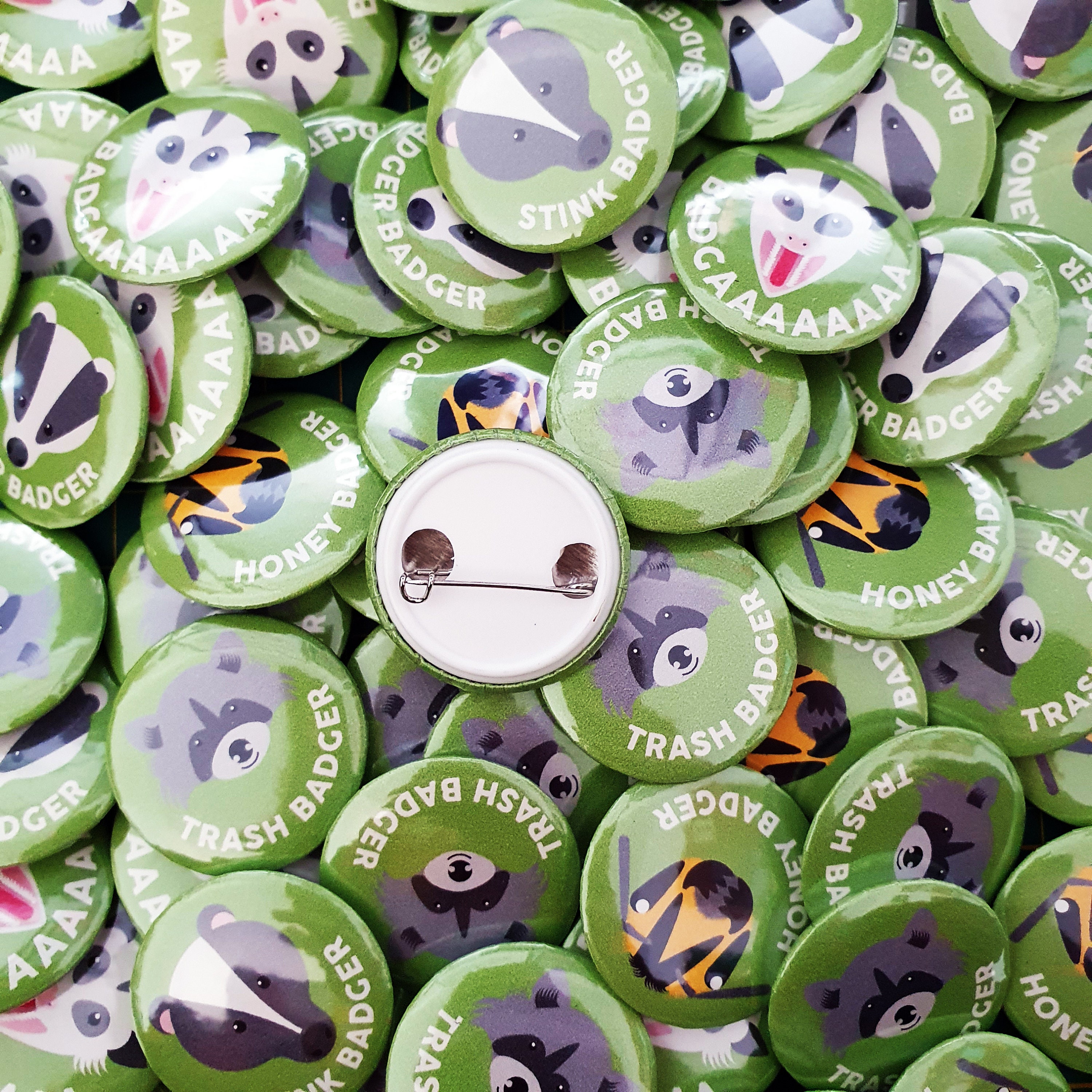 Badger Badges - Etsy