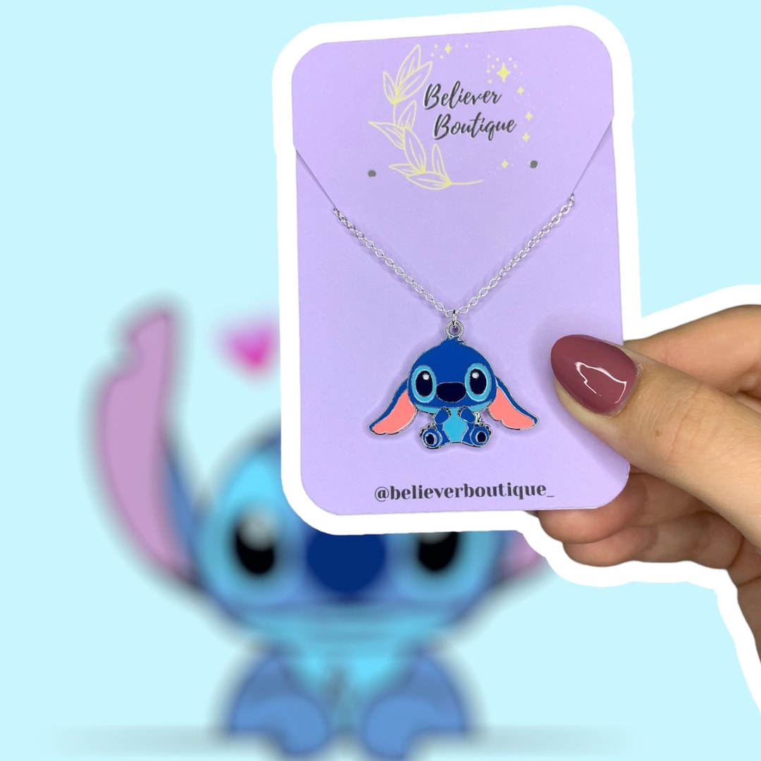 Stitch Inspired Necklace | Lilo & Stitch Movie Jewellery | Sterling ...