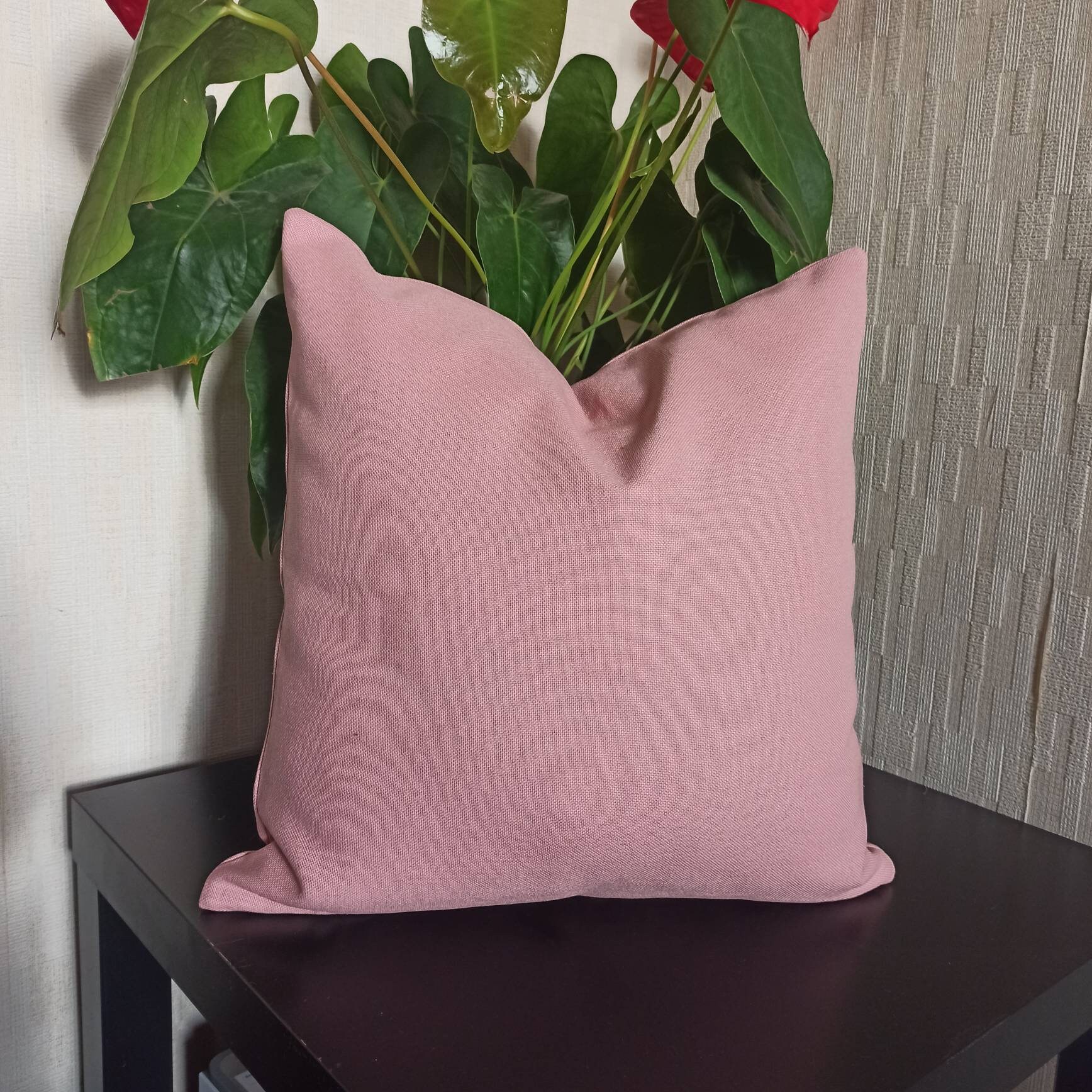 Blush Pink Punch Needle Pillow Geometric Design Pillow Case - Etsy