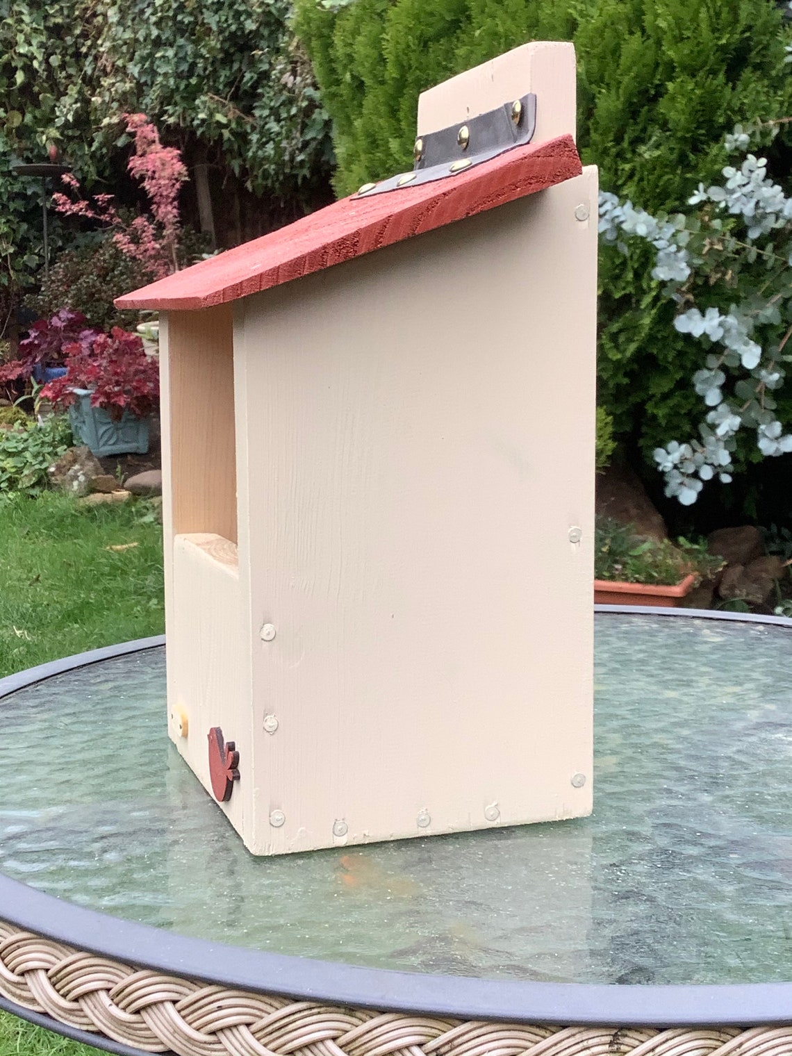 Wooden Robin Nesting Box - Etsy UK