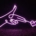 Heart's Hand Neon Sign Neon Finger Heart Love Neon - Etsy