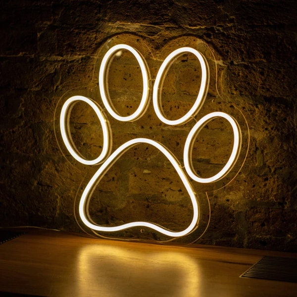 Paw Neon - Etsy