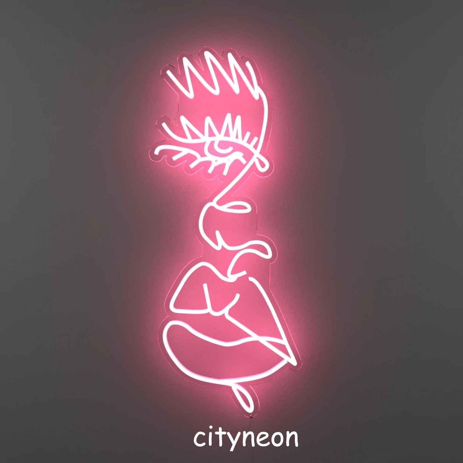 Drip Face Neon Sign - Etsy