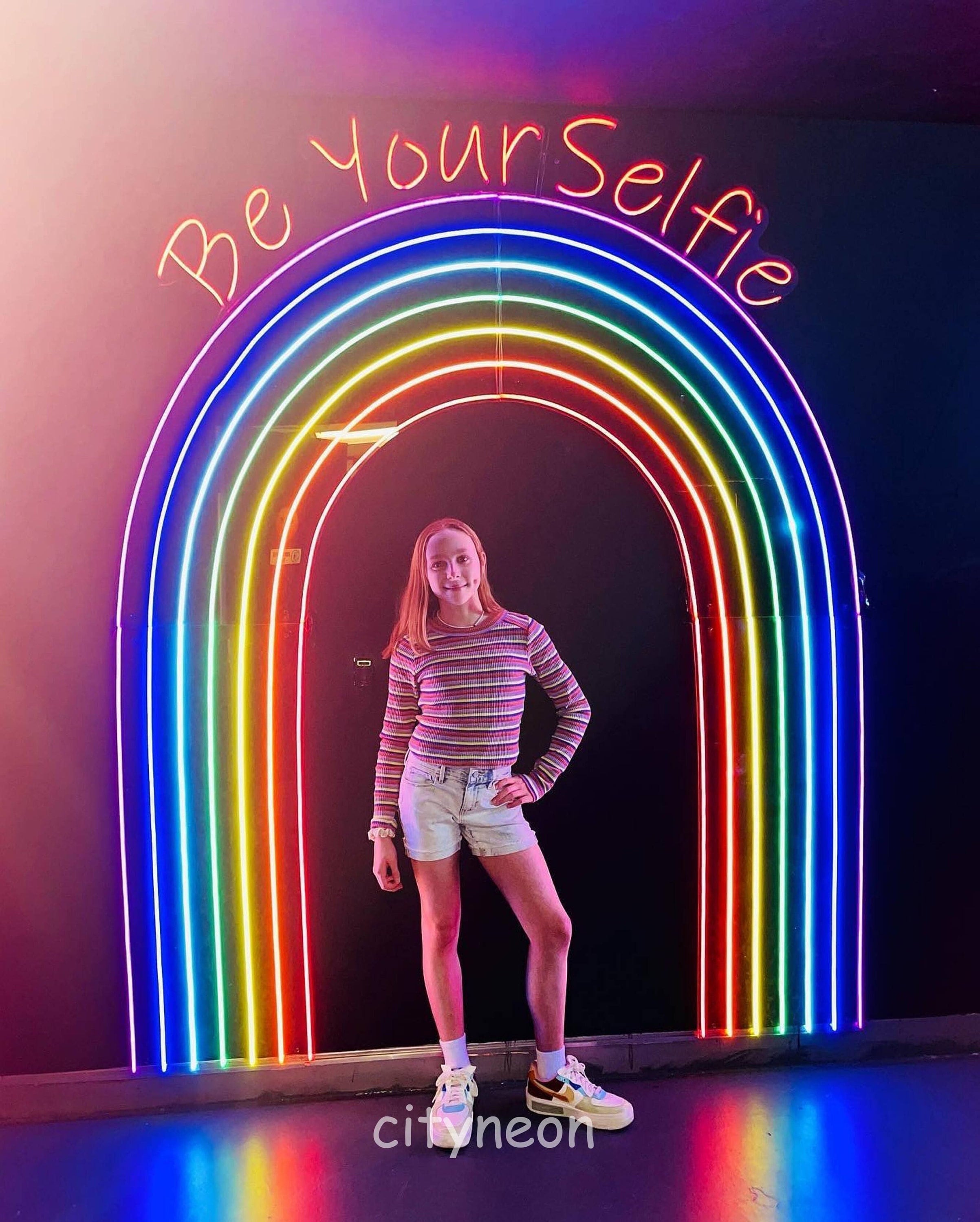 Rainbow Neon Rave Lights