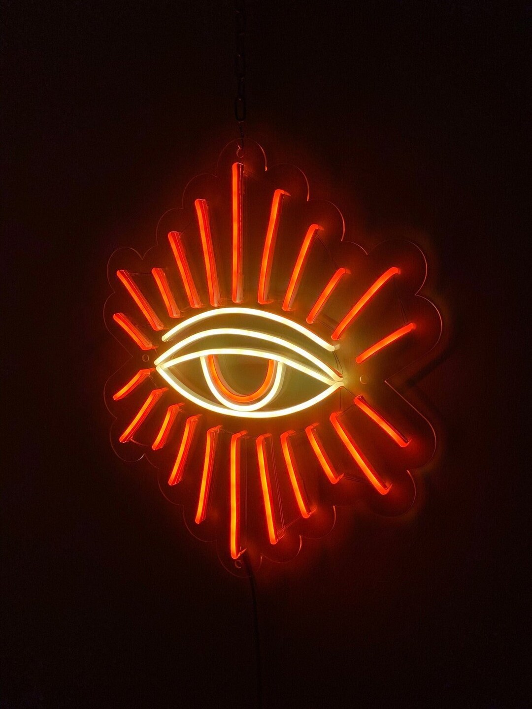 Eye Neon Sign: Custom Wall Art Lighting - Etsy