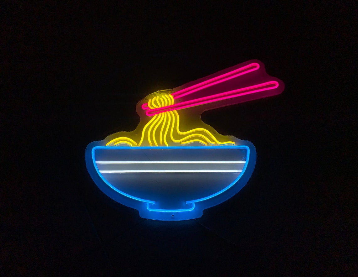 Ramen Neon Sign Ramen Led Sign Ramen Neon Light Ramen Etsy
