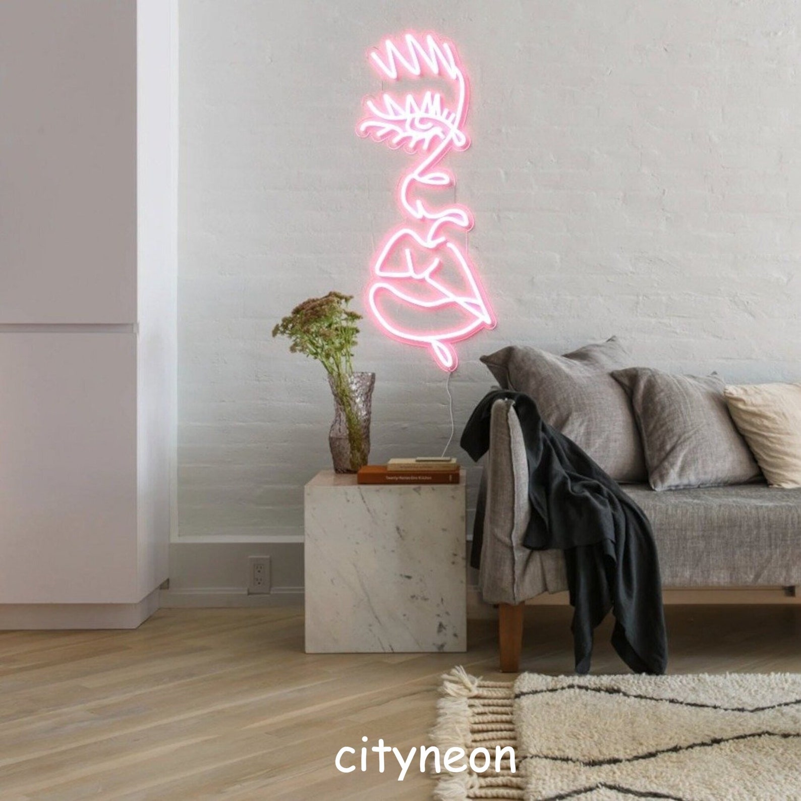 Drip Face Neon Sign - Etsy