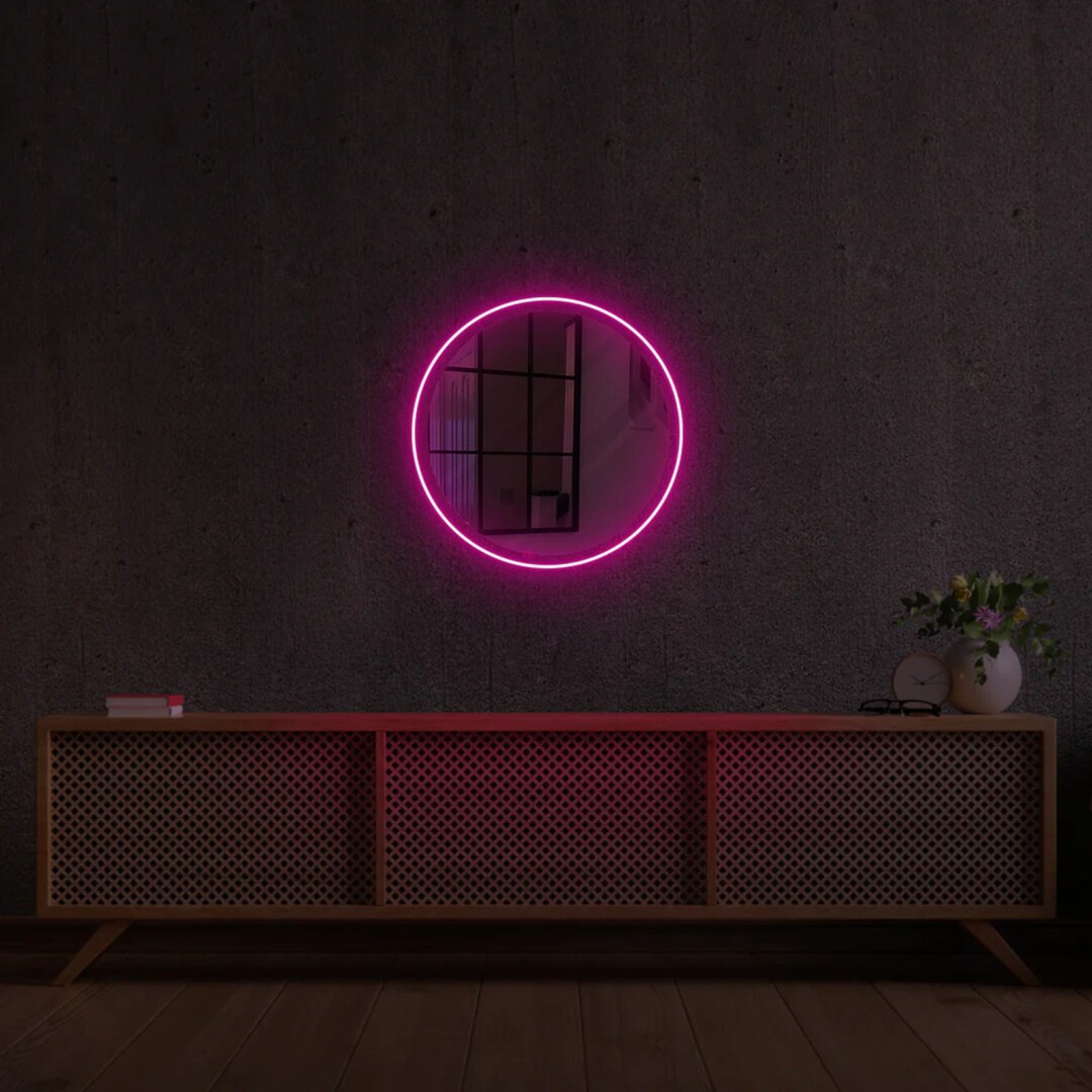 Circle Selfie Mirror Vanity Mirror Bathroom Mirror Led - Etsy